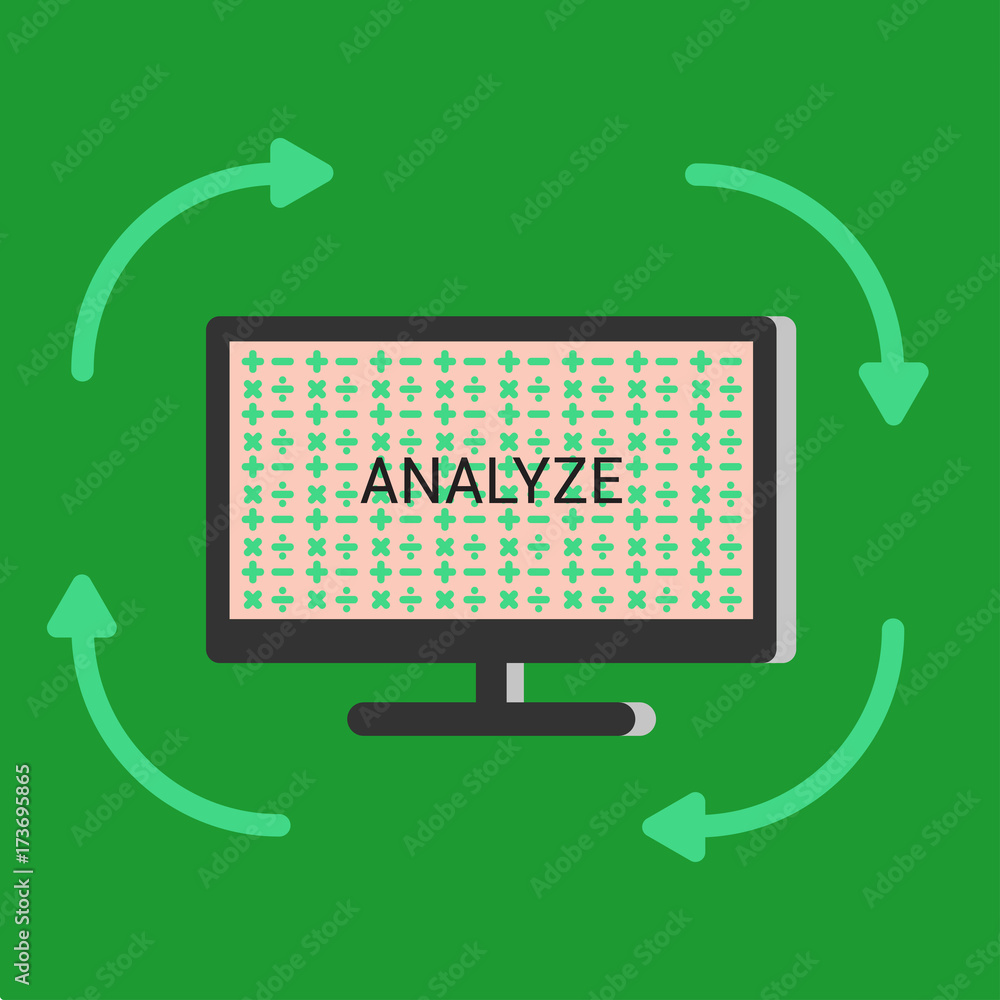 ANALYZE There is a simple illustration of a computer this represents a ...
