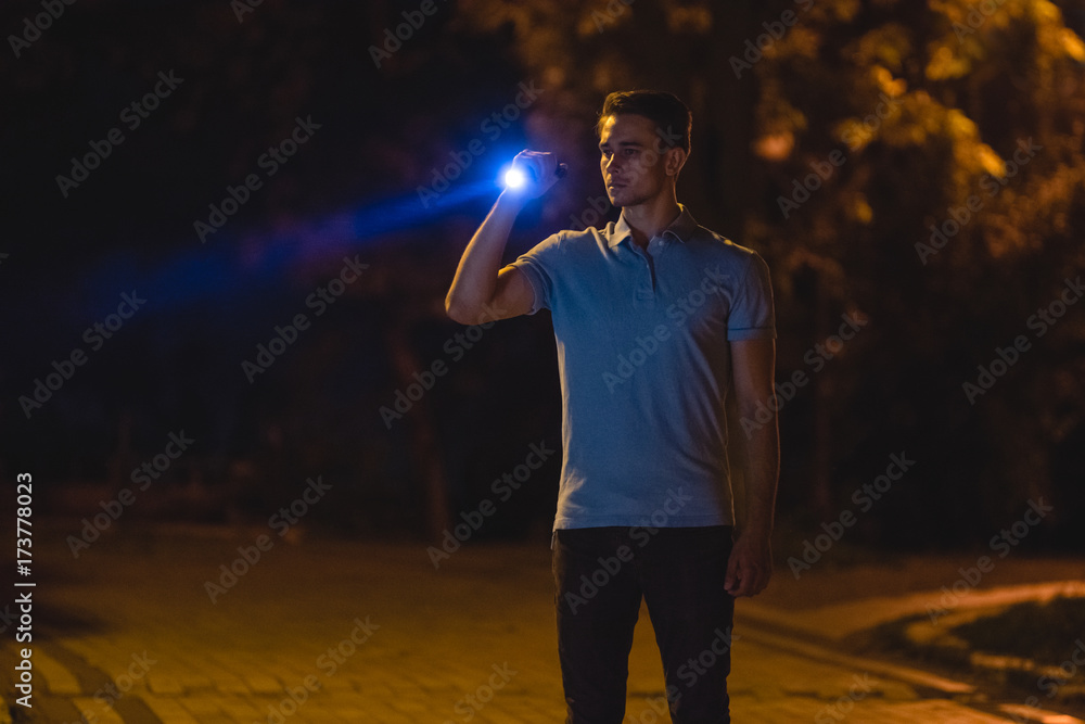 Flashlight In The Dark