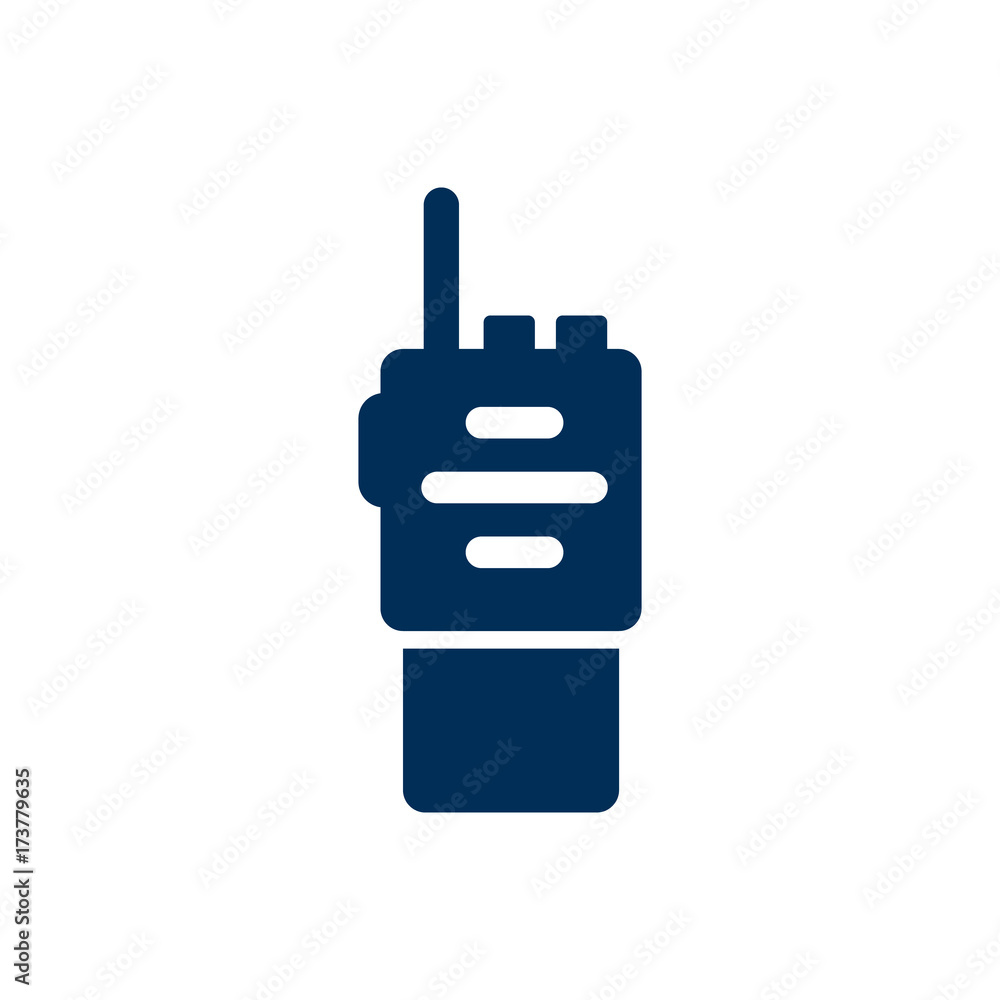 Isolated Radio Icon Symbol On Clean Background. Vector Walkie-Talkie ...