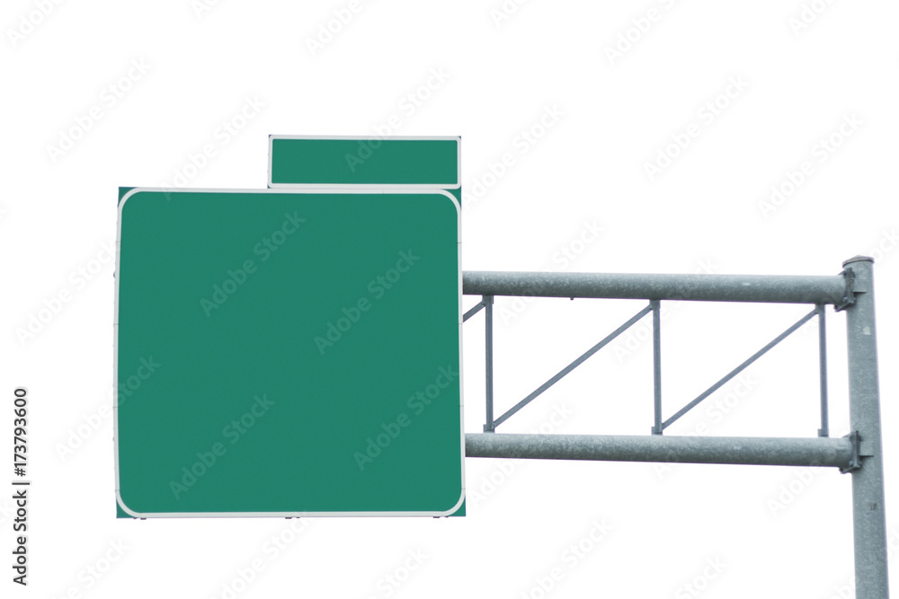 Blank Interstate Sign Stock Photo | Adobe Stock