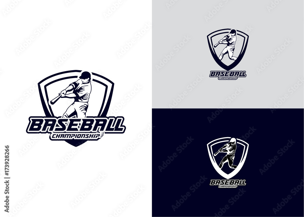 Baseball Logo Template Design Vector, Emblem, Design Concept, Creative ...