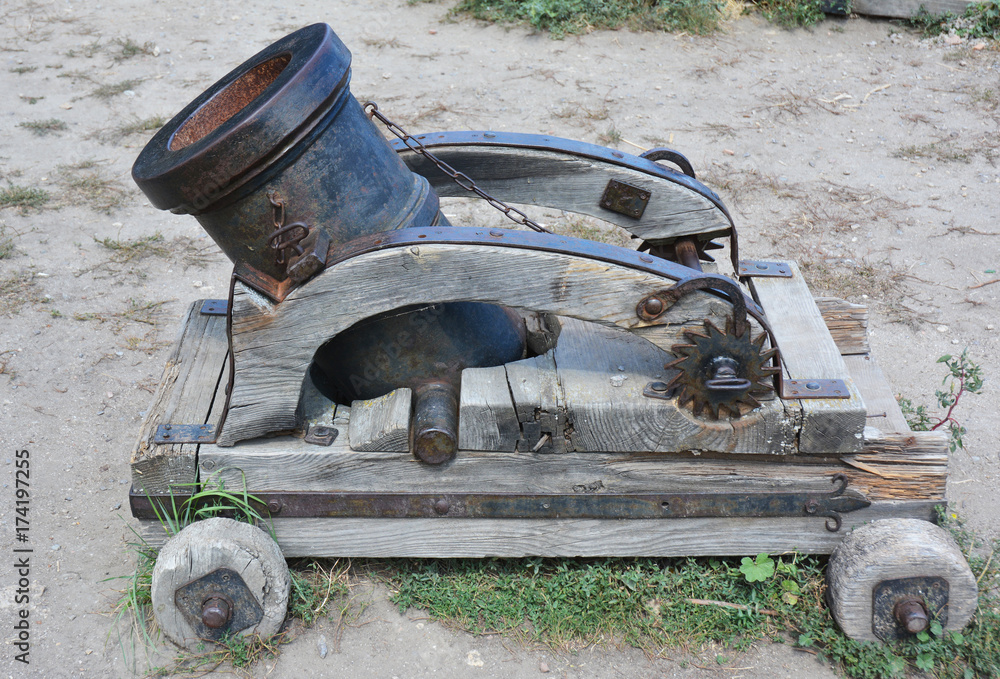 A mortar is a device that fires projectiles at low velocities and short ...