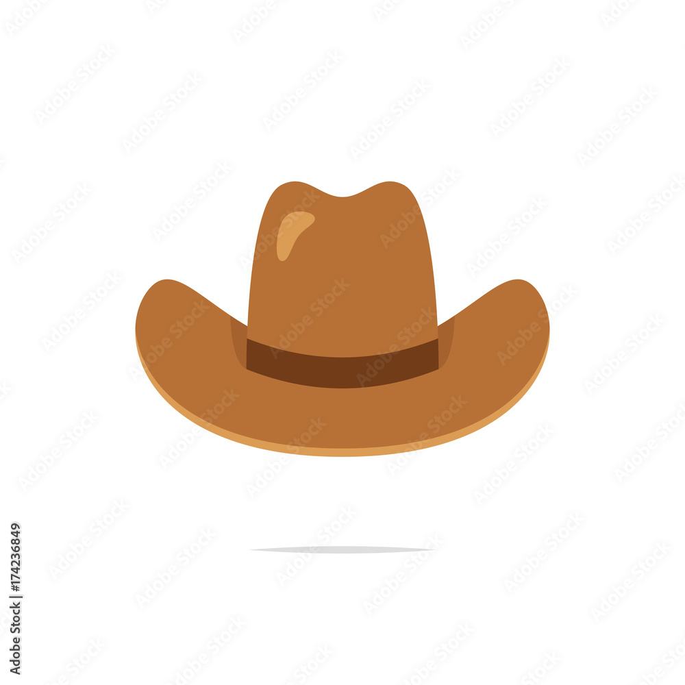 Cowboy hat vector Stock Vector | Adobe Stock