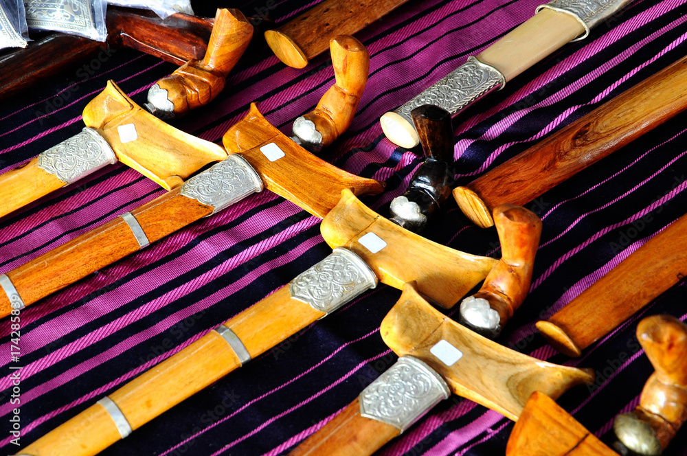 Keris is a traditional weapon of the Malay community in Malaysia. Made ...