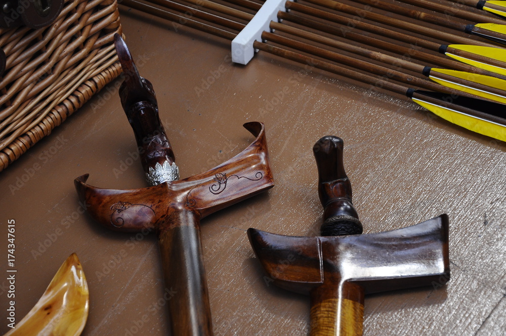 Keris is a traditional weapon of the Malay community in Malaysia. Made ...