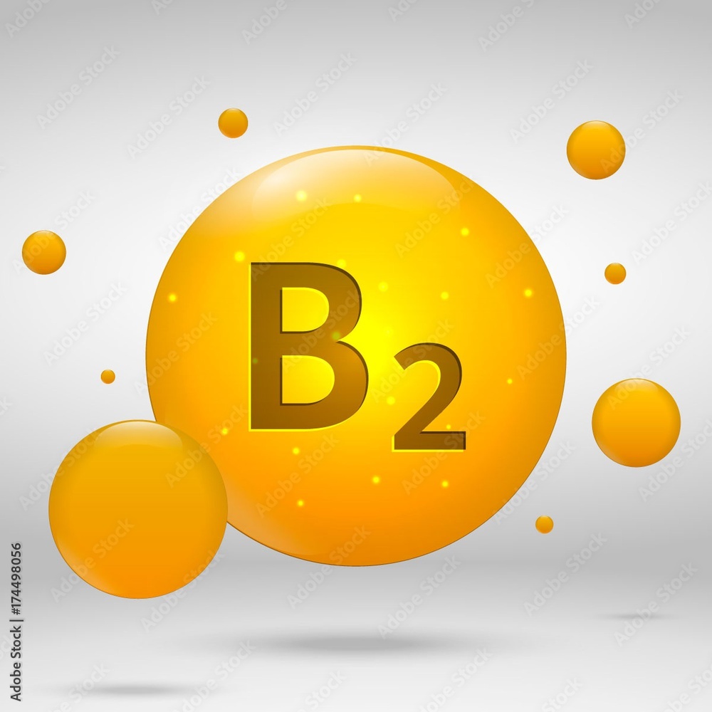 vitamin B2 drop pill capsule. vitamin complex Stock Vector | Adobe Stock