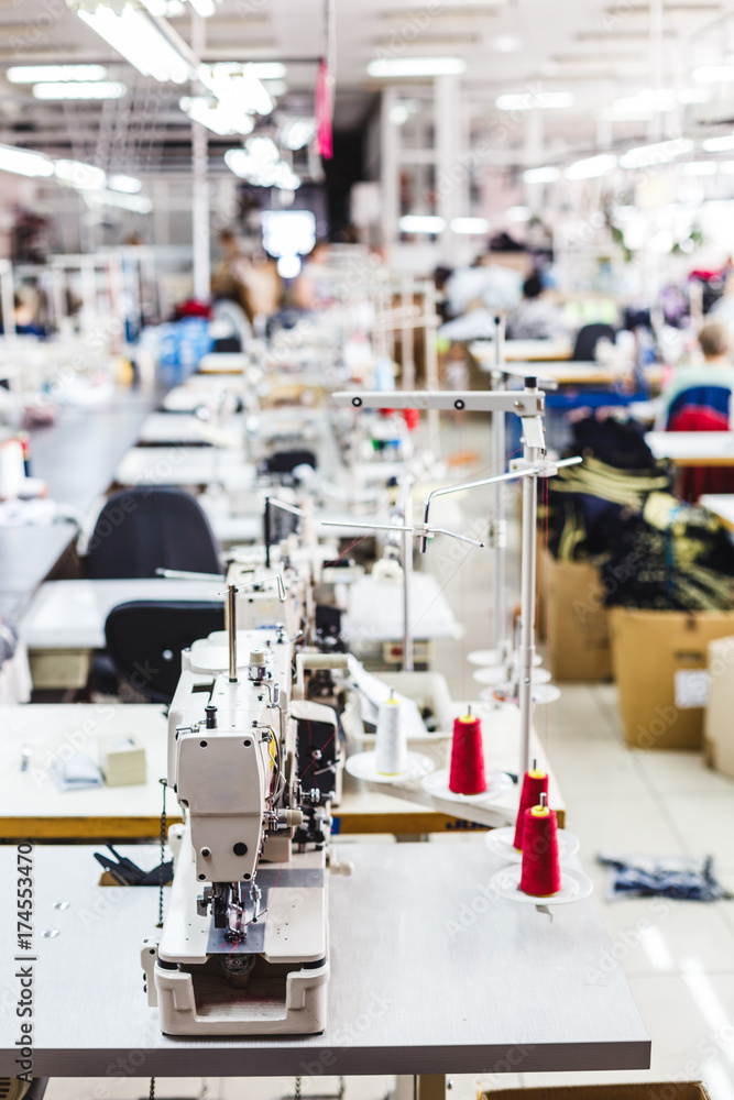 Poster Interior of garment factory shop – Wall Art | UkPosters