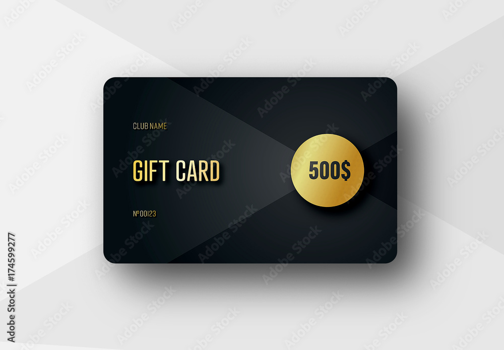 8 Gift Card Layouts 1 Stock Template | Adobe Stock