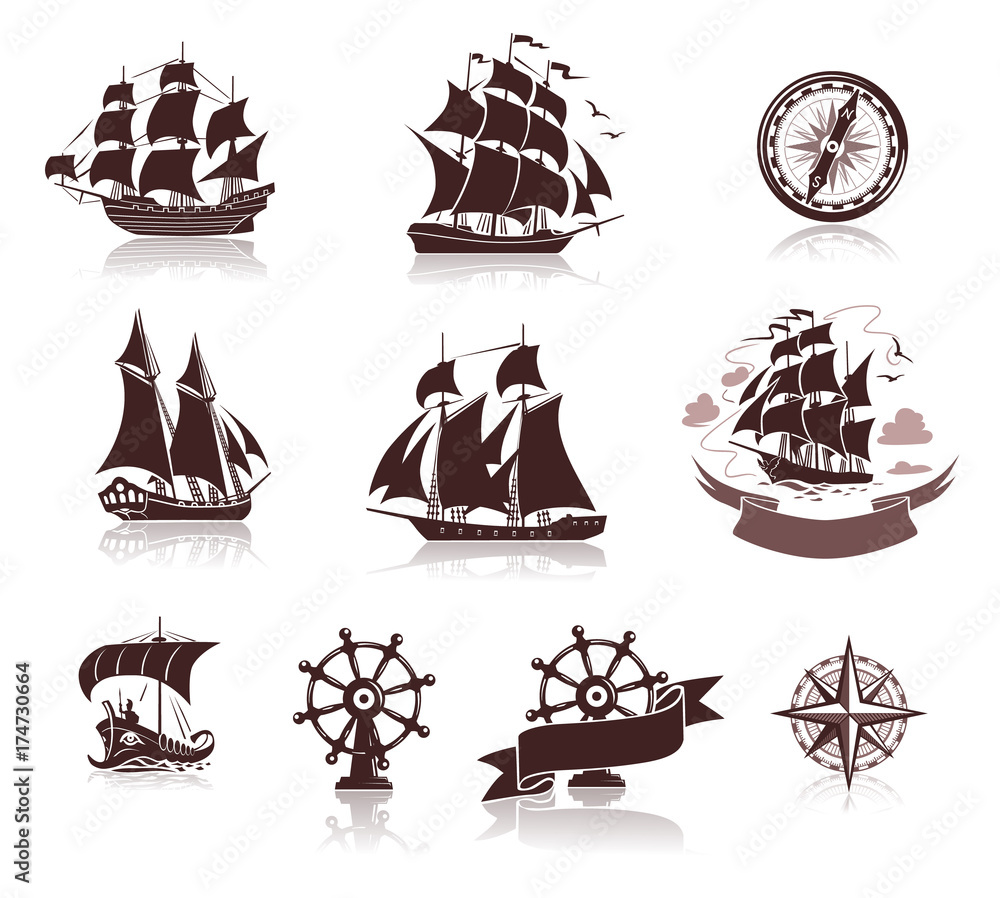 Sailing Ship Vector