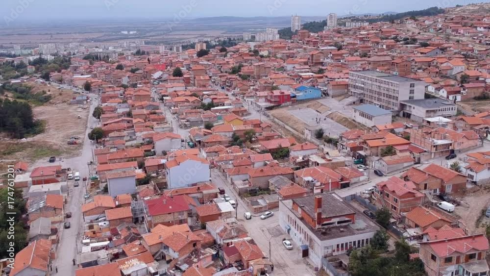 Gypsy ghetto Lozenets, Stara Zagora Bulgaria Stock Video | Adobe Stock