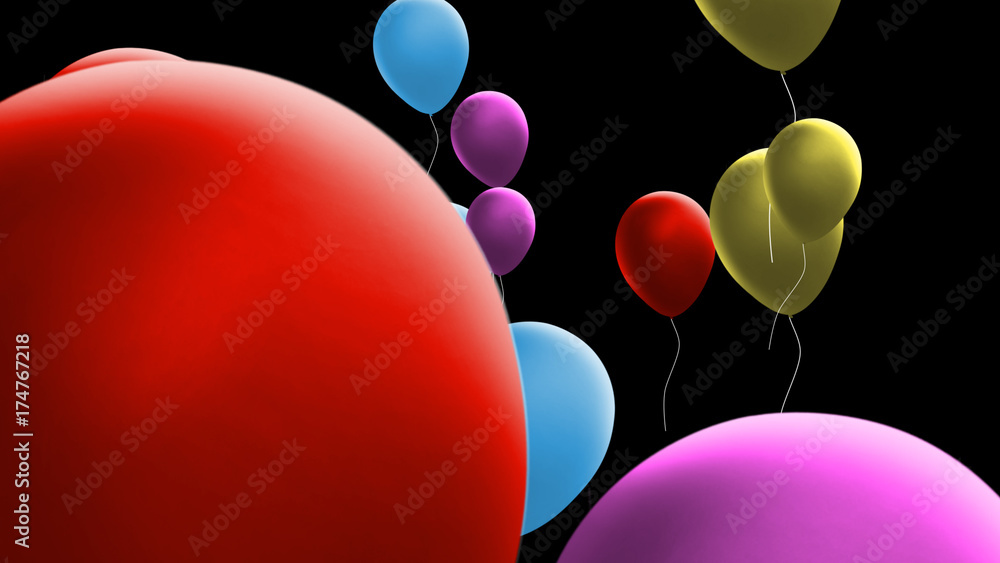 Helium Balloon Transition Stock Template | Adobe Stock