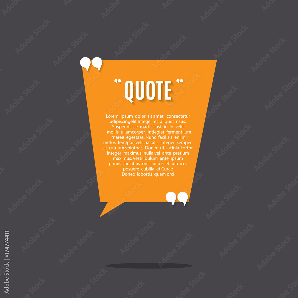 Inspirational quote template Stock Vector | Adobe Stock