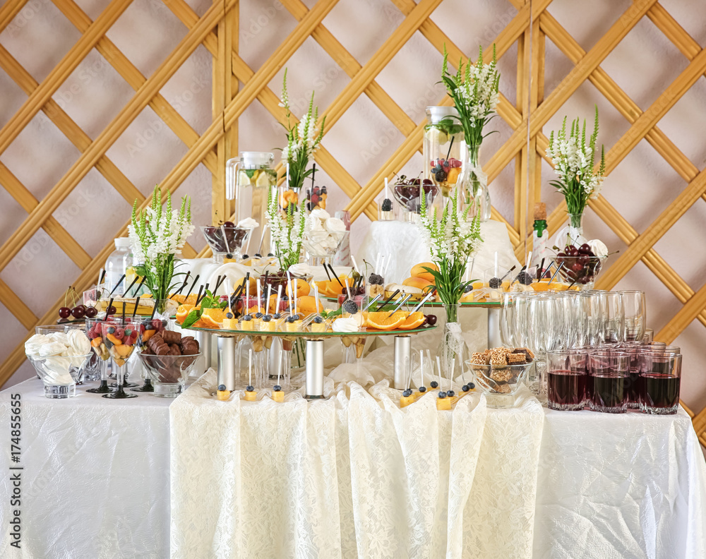 Drinks Buffet Desserts