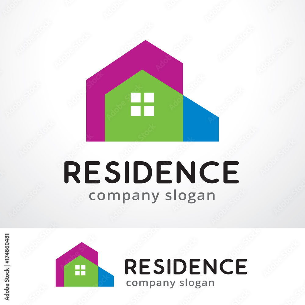 Residence Logo Template Design Vector, Emblem, Design Concept, Creative ...
