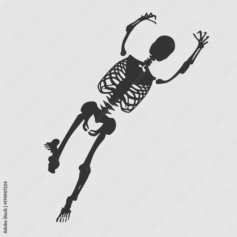 Flying Skeleton Poses