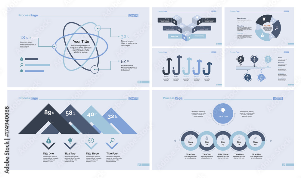 Charts and diagrams set Stock Vector | Adobe Stock