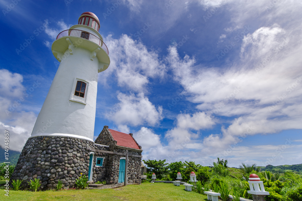 Lighthouse in Basco , Ivatan island, Batanes Stock Photo | Adobe Stock