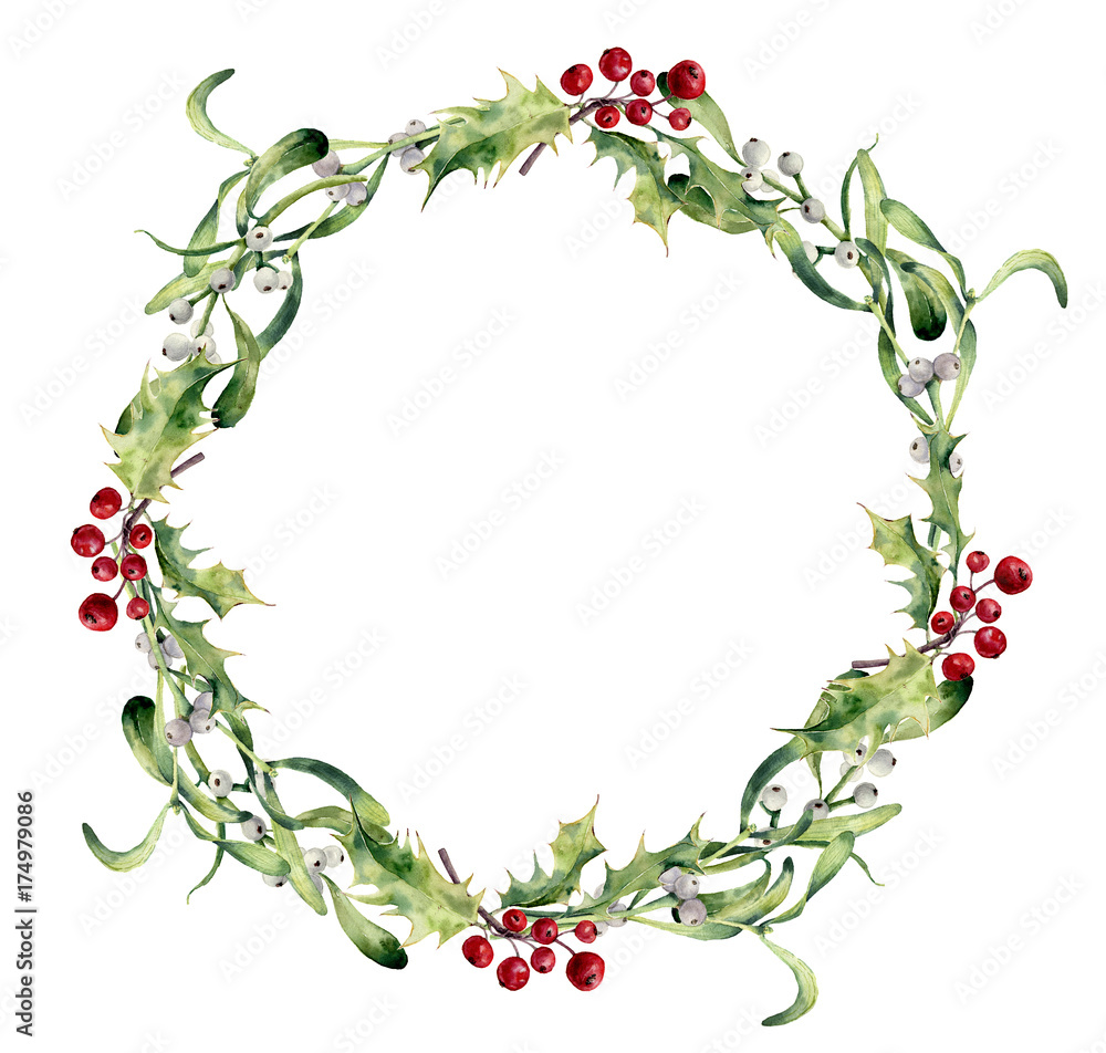 Mistletoe Border Clipart