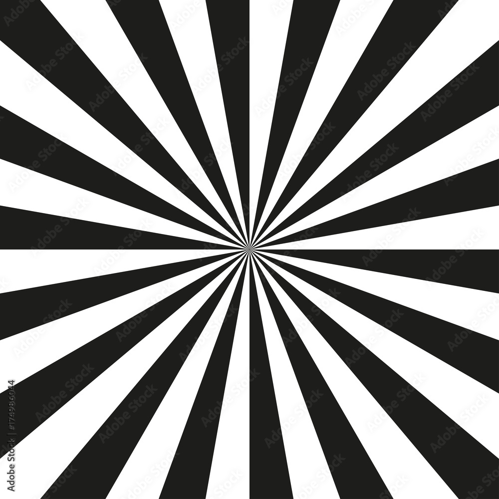 Abstract radial background with background with black and white ...