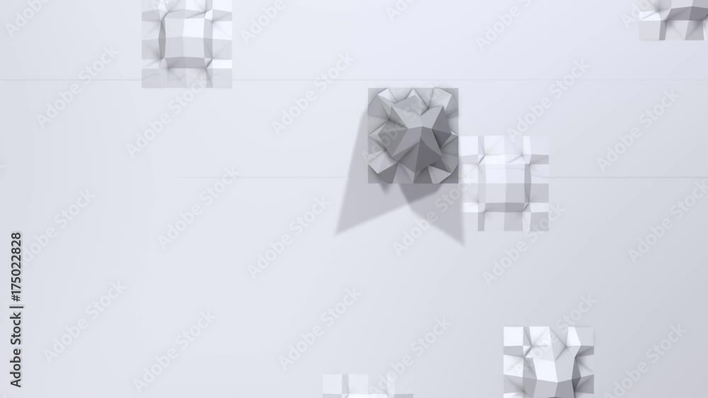 Simple low poly 3D surface as cartoon background. Soft geometric low ...
