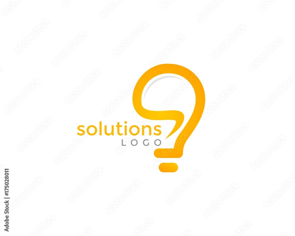Solutions Logo Monsterrat Font Stock Vector | Adobe Stock