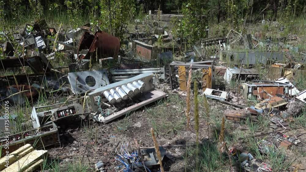 Chernobyl zone, Ukraine - 18th of June 2017: Visit to Duga radars ...