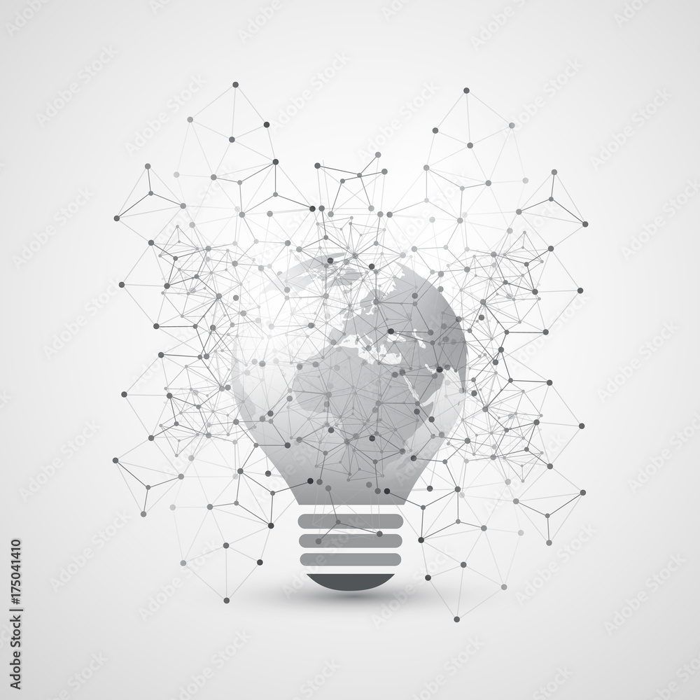 Abstract Electricity, Cloud Computing and Global Digital Network ...