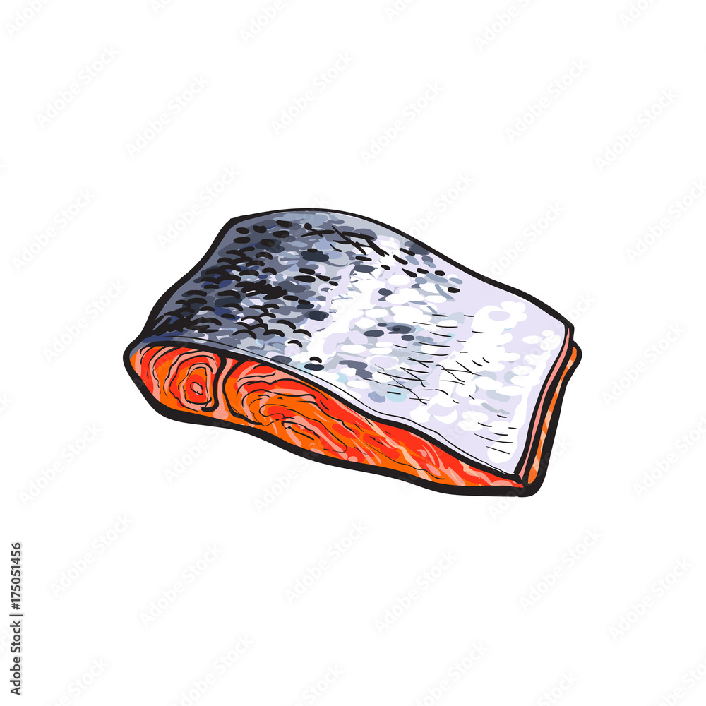 Cartoon Fish Meat