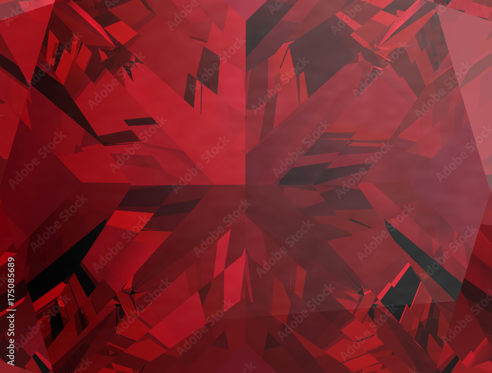 Realistic Ruby texture close up, 3D illustration. Stock Illustration | Adobe Stock