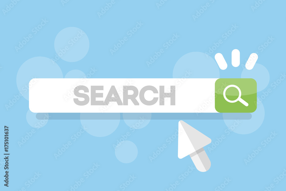 Isolated search bar. Stock Vector | Adobe Stock