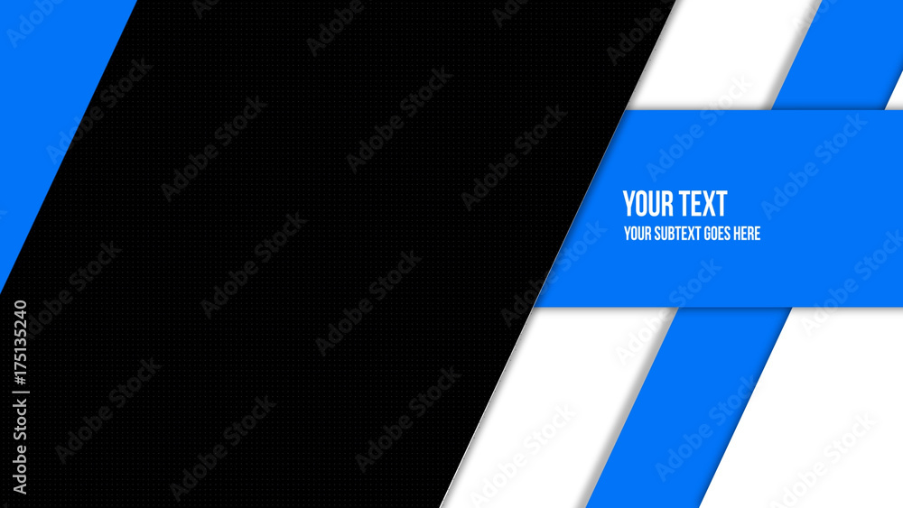 Blue and White Angular Overlay Stock Template | Adobe Stock