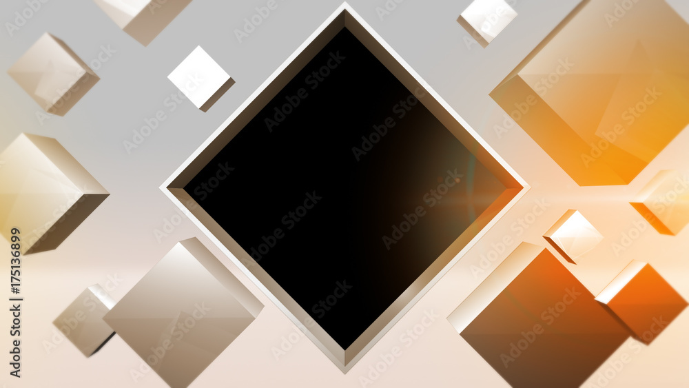 Translucent Cube Overlay 1 Stock Template | Adobe Stock