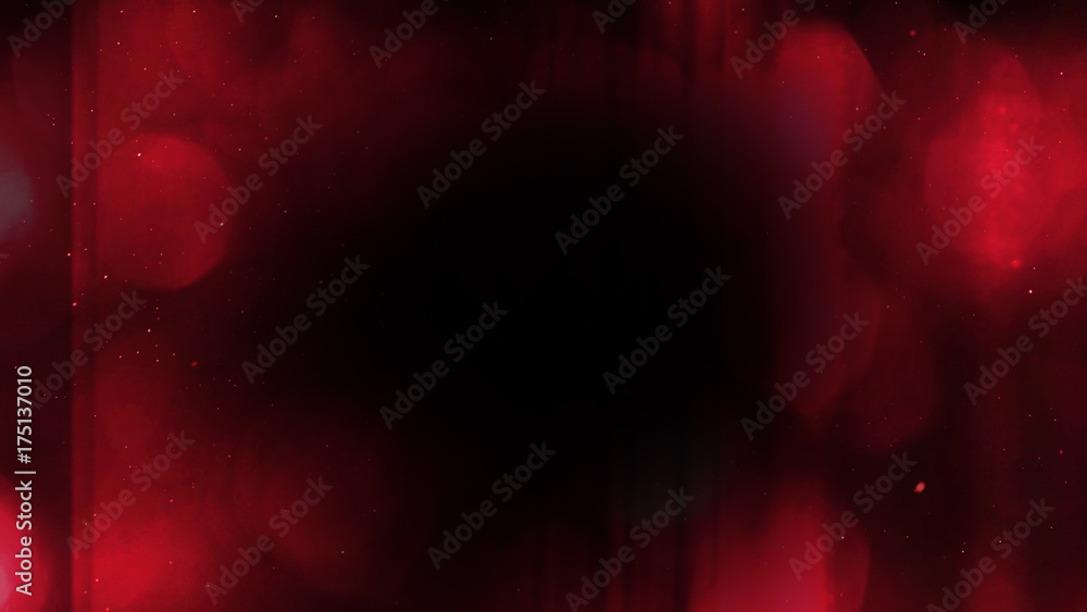 Red Bokeh Curtain Overlay 1 Stock Template | Adobe Stock