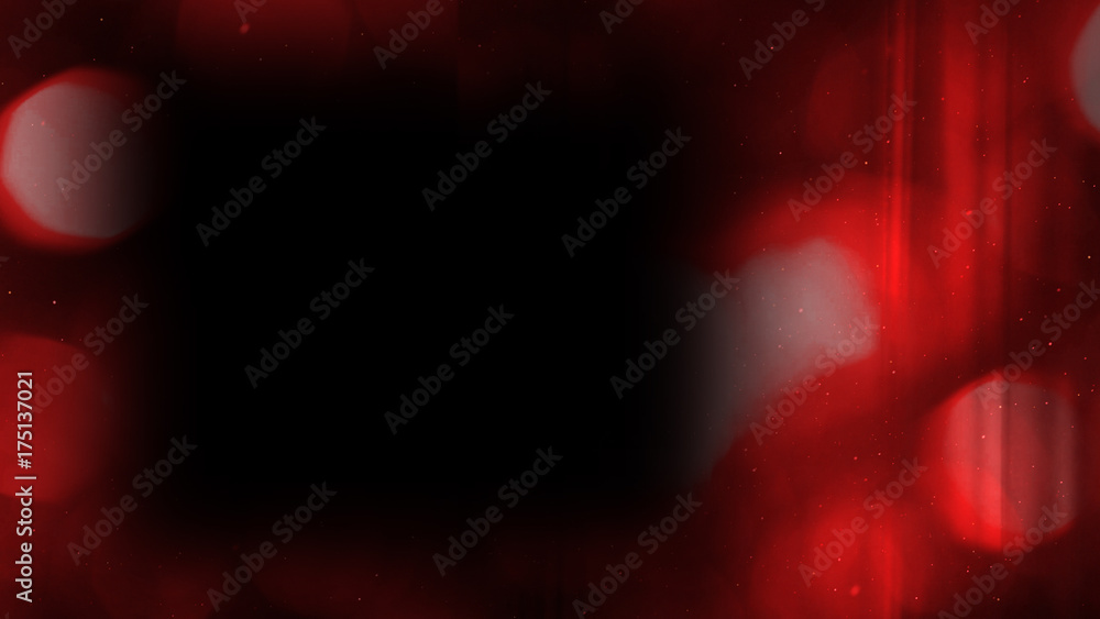 Red Bokeh Curtain Overlay 2 Stock Template | Adobe Stock