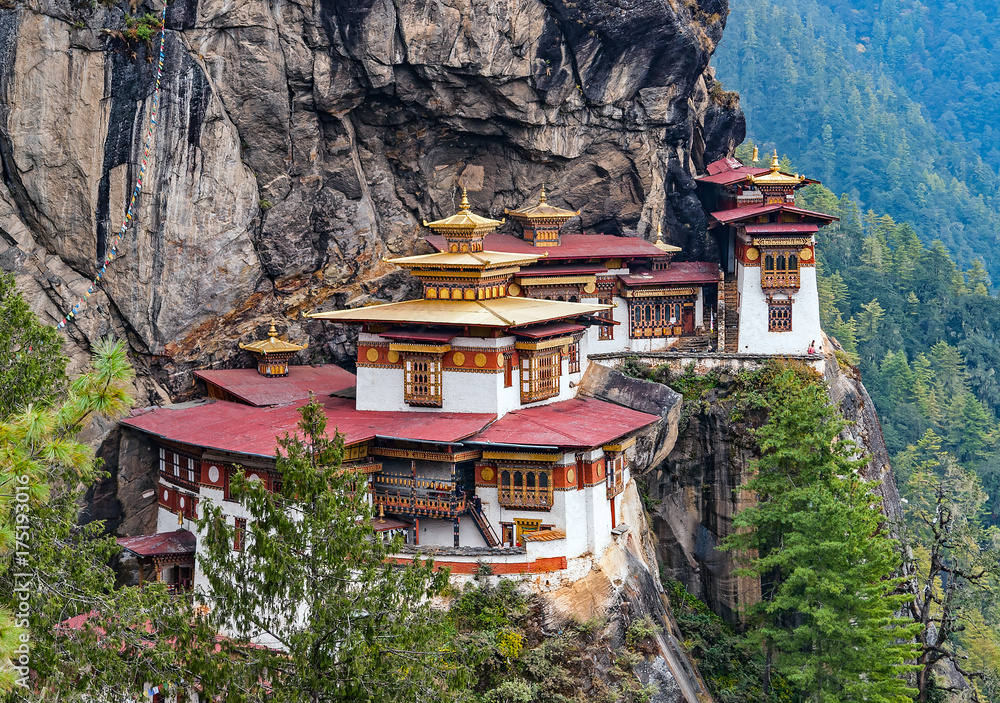 Paro Taktsang: The Tiger's Nest Monastery - Bhutan. Taktsang is the ...