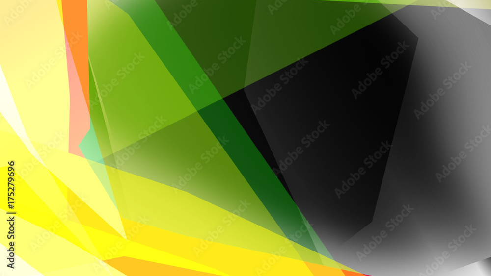 Multicolored Geometric Shape Overlay Stock Template | Adobe Stock