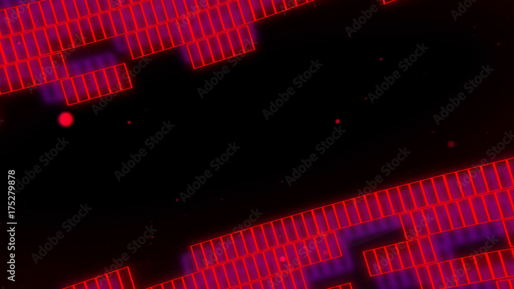 80's Style Tech Overlay 1 Stock Template | Adobe Stock