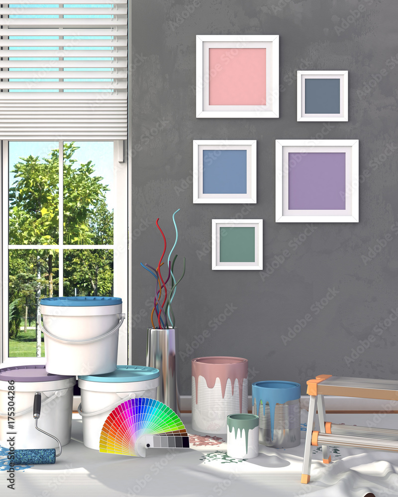 house painting Stock Illustration | Adobe Stock