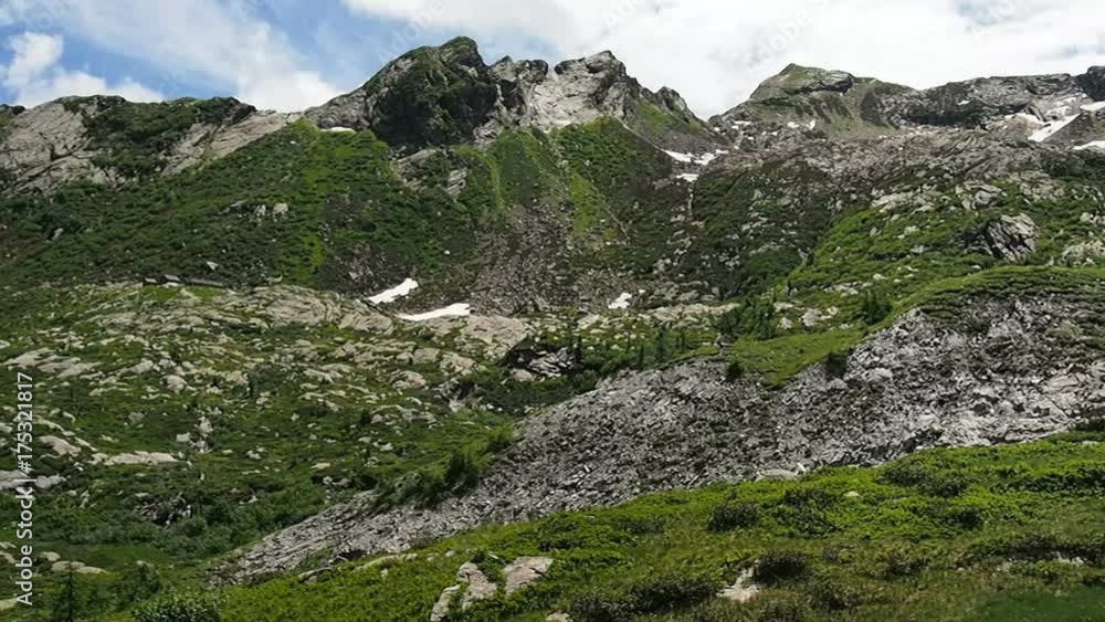 Landscape of mountains view Stock Video | Adobe Stock