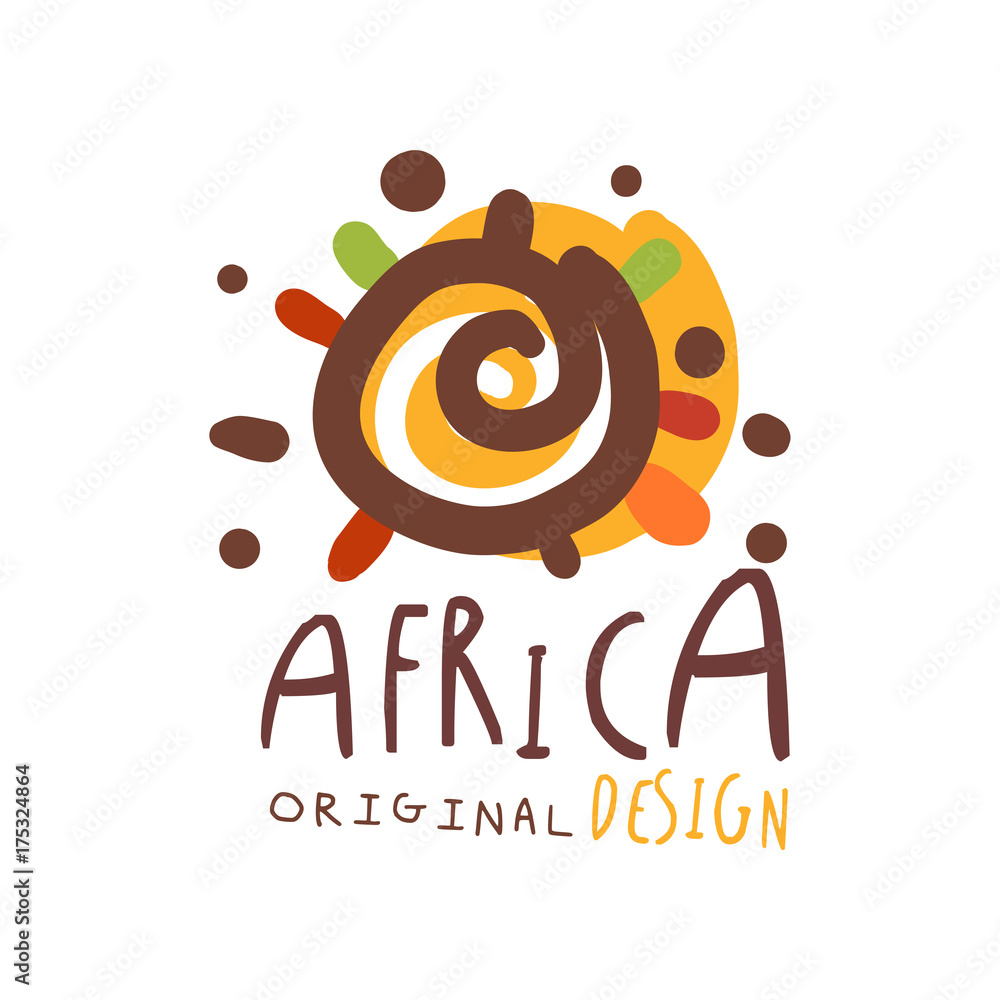 Original african logo design template Stock Vector | Adobe Stock
