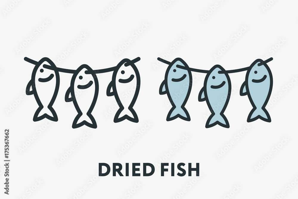 Dried Fish Drawing