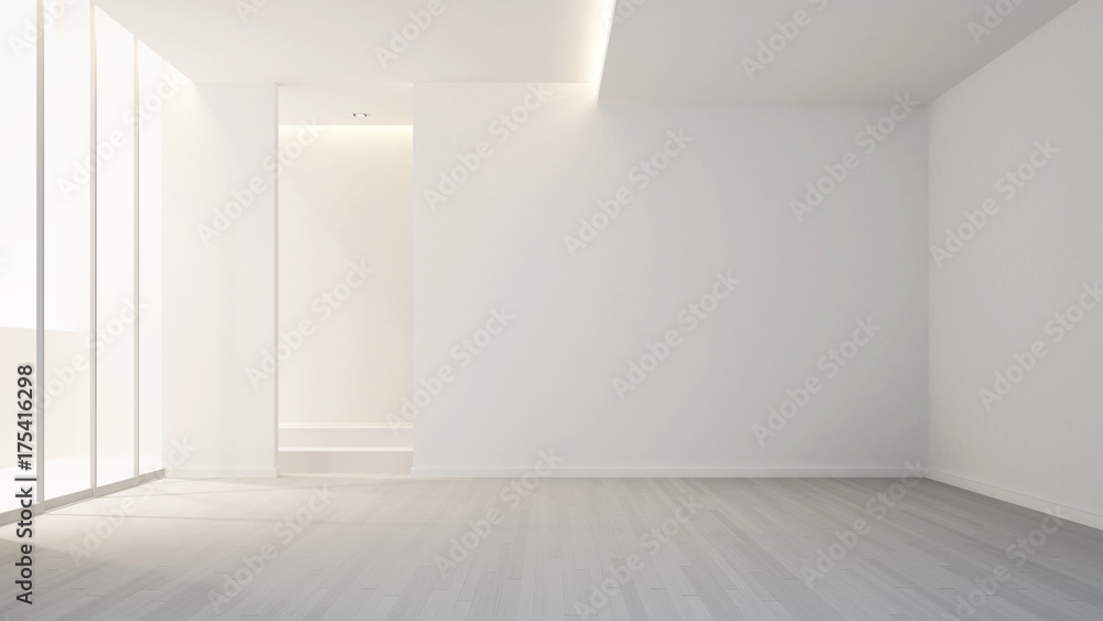 empty room in apartment or hotel for artwork - clean design - Interior ...