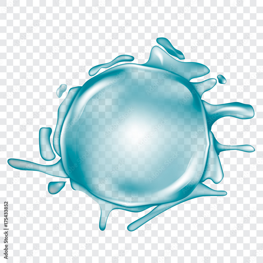 Water splash. Puddle. Vector. Stock Vector | Adobe Stock