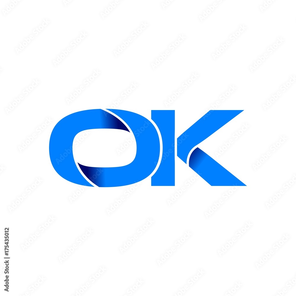 Blue Ok Logo