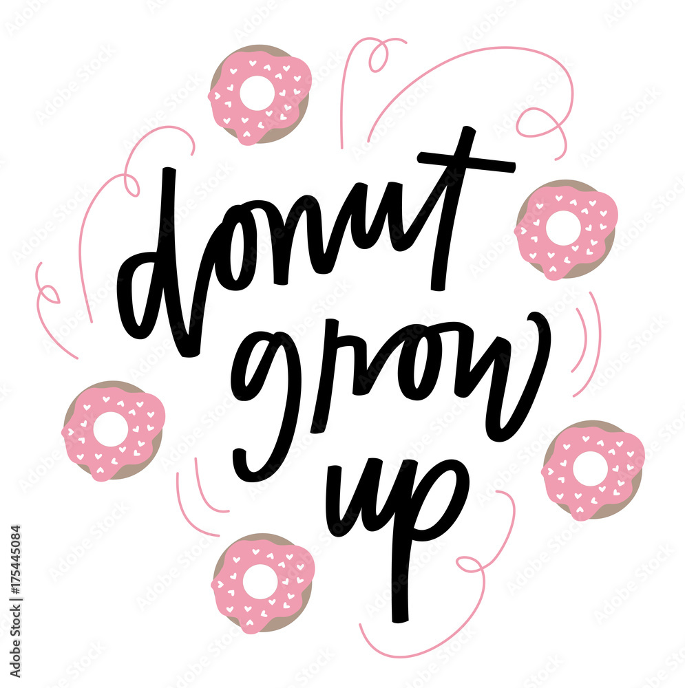 Donut grow up Stock Vector | Adobe Stock