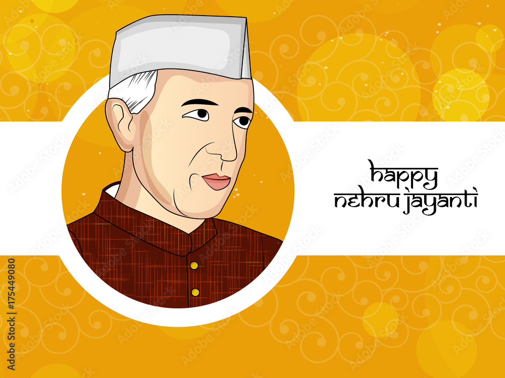 Illustration of background for Jawaharlal Nehru Jayanti Stock Vector ...