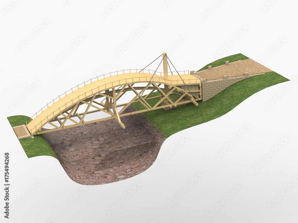 Leonardo Da Vinci Revolving Bridge