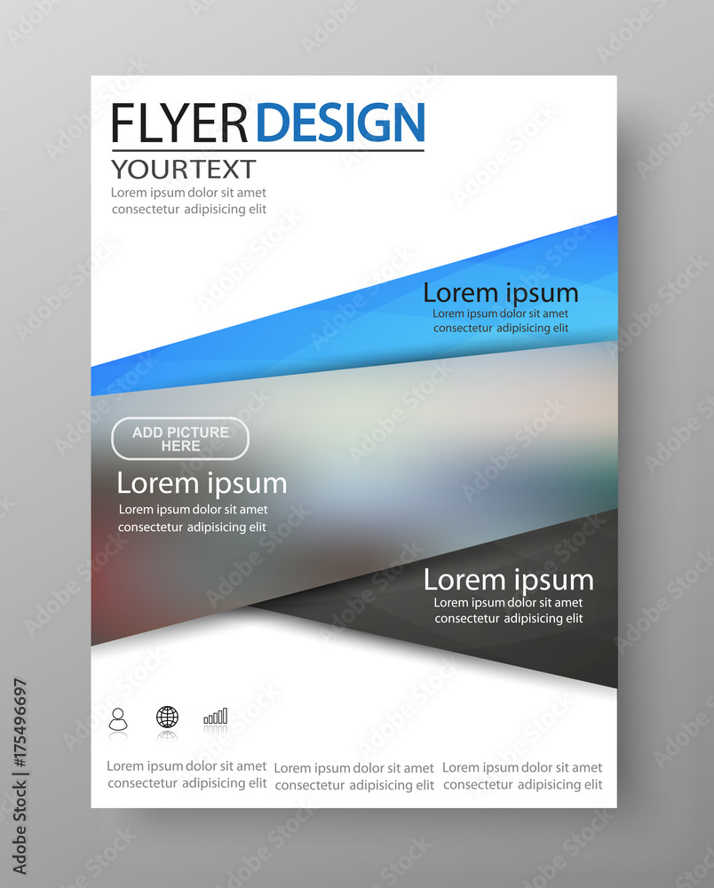 Business Flyer or Cover Design. For art template design, list, front ...