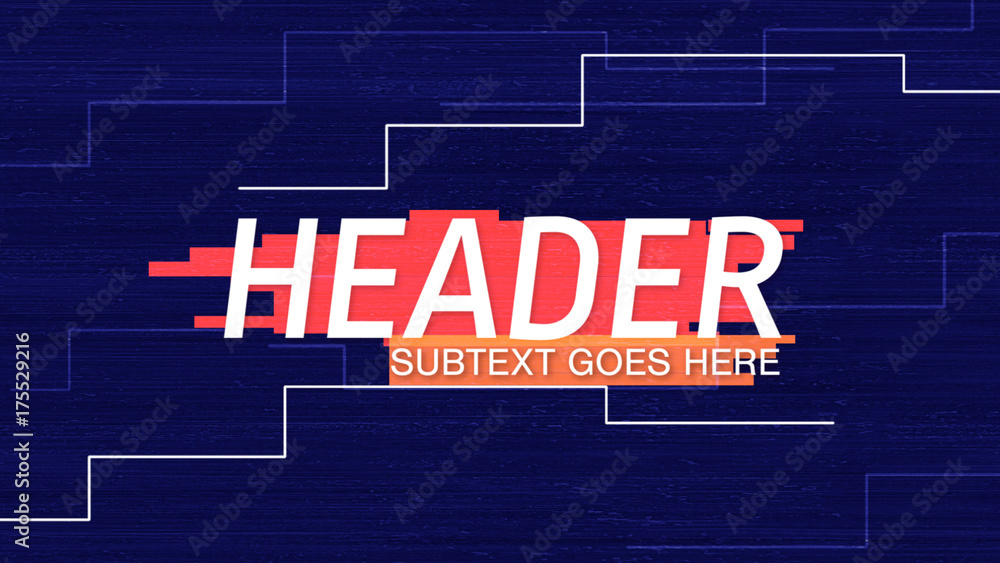 Sliding Textured Lines Title Stock Template | Adobe Stock