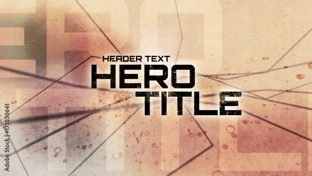 Lines and Grunge Texture Title Stock Template | Adobe Stock